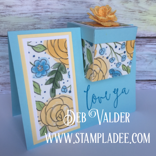 Box on a Card Part II with Deb Valder - Stampladee - Deb Valder - Paper Crafter Extraordinare