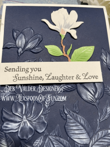 Marvelous Magnolia 3D Embossing Folder with Deb Valder - Stampladee - Deb Valder - Paper Crafter ...